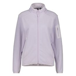 alife and kickin Fleecejacke ALIFE & KICKIN "Damen SagaAK F Fleecejacke, Jacke", Damen, Gr. M, lila lila, 100% Polyester, Jacken Fleecejacke, mit Rei&sect;verschlusstasche am &euro;rmel und Stehkragen
