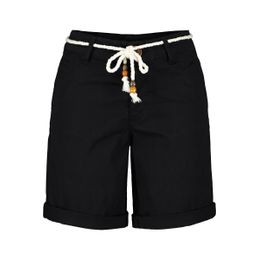alife and kickin Shorts ALIFE & KICKIN "Damen AyanaAK A Shorts, kurze Hose", Damen, Gr. L, Normalgr&ouml;&szlig;en, moonless, 95% Baumwolle, 5% Elasthan, Hosen Shorts, leichte Kurzhose aus Baumwoll-Materialmix mit Regular Fit