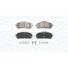 MAGNETI MARELLI Bremsbelagsatz, Scheibenbremse 363916060890 f&uuml;r Vaughall Peugeot TOYOTA