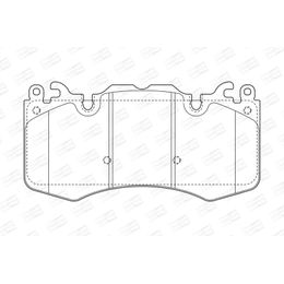 Champion Bremsbelagsatz, Scheibenbremse 573343ch f&uuml;r LAND ROVER