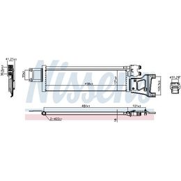 NISSENS &Ouml;lk&uuml;hler, Automatikgetriebe 91568 f&uuml;r Mercedes