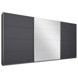 Luca Bessoni Schwebet&uuml;renschrank, grau-metallic, Metall, 5 F&auml;cher, 361x210x62 cm, Blauer Engel, BQ - B&uuml;ndnis f&uuml;r Qualit&auml;t, Made in Germany, Schlafzimmer, Kleiderschr&auml;nke, Schwebet&uuml;renschr&auml;nke
