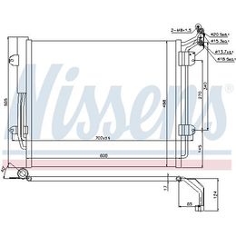 NISSENS Kondensator, Klimaanlage 940256 f&uuml;r VW