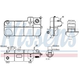 NISSENS Ausgleichsbeh&auml;lter, K&uuml;hlmittel 996077 f&uuml;r Iveco