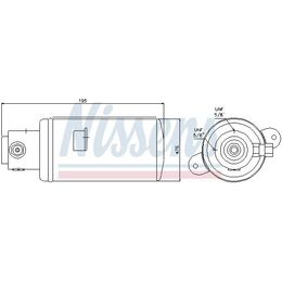 NISSENS Trockner, Klimaanlage 95076 f&uuml;r PUCH