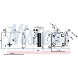 NISSENS &Ouml;lk&uuml;hler, Automatikgetriebe 91292 f&uuml;r INFINITI RENAULT
