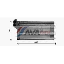 AVA QUALITY COOLING W&auml;rmetauscher, Innenraumheizung vn6431 f&uuml;r VW