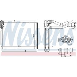 NISSENS Verdampfer, Klimaanlage 92380 f&uuml;r HYUNDAI