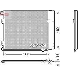 DENSO Kondensator, Klimaanlage dcn99061 f&uuml;r MAN