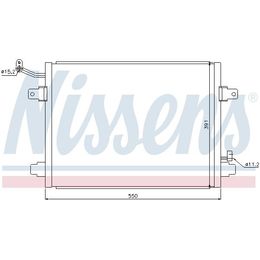 NISSENS Kondensator, Klimaanlage 94835 f&uuml;r JAGUAR