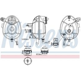 NISSENS Ausgleichsbeh&auml;lter, K&uuml;hlmittel 996201 f&uuml;r Mercedes