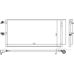 AVA QUALITY COOLING Kondensator, Klimaanlage vo5309d f&uuml;r Volvo