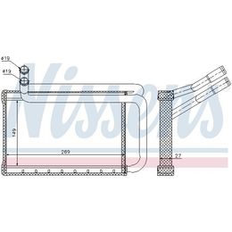 NISSENS W&auml;rmetauscher, Innenraumheizung 77636 f&uuml;r HYUNDAI