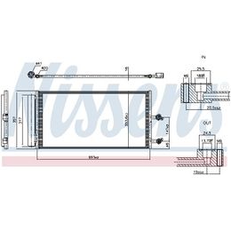 NISSENS Kondensator, Klimaanlage 941403 f&uuml;r Volvo
