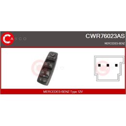 Casco Schalter, Fensterheber cwr76023as fahrerseitig f&uuml;r Mercedes