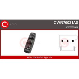 Casco Schalter, Fensterheber cwr76031as fahrerseitig f&uuml;r Mercedes