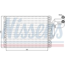 NISSENS Verdampfer, Klimaanlage 92059 f&uuml;r MERCEDES-BENZ