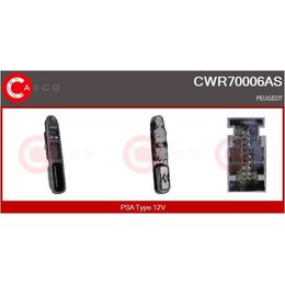 Casco Schalter, Fensterheber cwr70006as fahrerseitig f&uuml;r Fiat Citro&euml;n/Peugeot