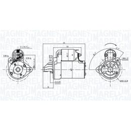 MAGNETI MARELLI Starter 063721303010 f&uuml;r HYUNDAI KIA