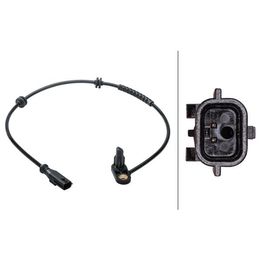 Hella Sensor, Raddrehzahl 6pu012679171 Hinterachse f&uuml;r RENAULT