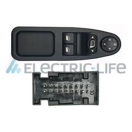 ELECTRIC LIFE Schalter, Fensterheber zrftp76007 vorne links f&uuml;r Fiat Citro&euml;n (DF-PSA)