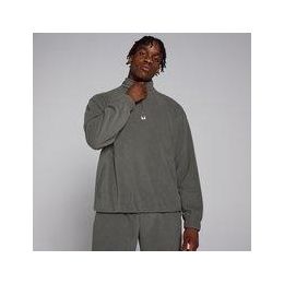 MP Herren Fleece mit 1/4-Rei&szlig;verschluss &ndash; Gun Metal - S