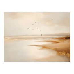 Leinwandbild CA Beige