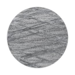 Ayyildiz Webteppich Pisa Grau &Oslash; ca. 200cm