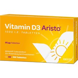 Vitamin D3 Aristo 1000 I.E. Tabletten 100 St