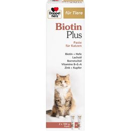Queisser Doppelherz f&uuml;r Tiere Biotin Plus Paste f.Katzen 2X100 g