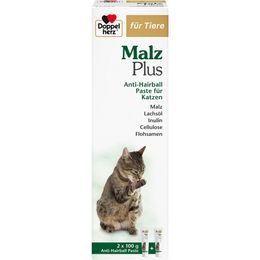 Queisser Doppelherz f&uuml;r Tiere Malz Plus Anti-Hairb.Pas.Kat. 2X100 g