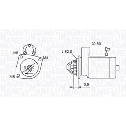 MAGNETI MARELLI Starter 063721552010 f&uuml;r Fiat