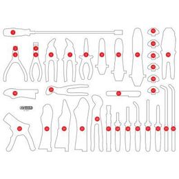 KS Tools Schaumstoffeinlage, Sortimentskasten 821003497