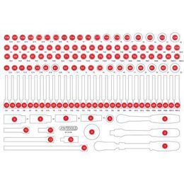 KS Tools Schaumstoffeinlage, Sortimentskasten 811012497