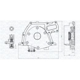 MAGNETI MARELLI &Ouml;lpumpe 351516000017 f&uuml;r Opel