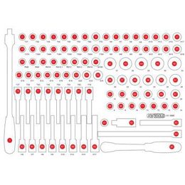 KS Tools Schaumstoffeinlage, Sortimentskasten 811009597