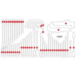 KS Tools Schaumstoffeinlage, Sortimentskasten 813006897