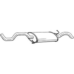 BOSAL Endschalld&auml;mpfer 282373 f&uuml;r VW