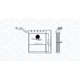MAGNETI MARELLI W&auml;rmetauscher, Innenraumheizung 350218480000 f&uuml;r Ford