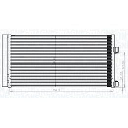MAGNETI MARELLI Kondensator, Klimaanlage 350203847000 f&uuml;r RENAULT