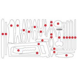 KS Tools Schaumstoffeinlage, Sortimentskasten 813003697