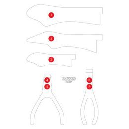 KS Tools Schaumstoffeinlage, Sortimentskasten 812000797