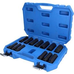 Brilliant Tools Kraft-Stecknuss-Satz 1/2 Kraft-Stecknuss-Satz, Sechskant, 13-tlg, lang, 10 - 24 bt022625