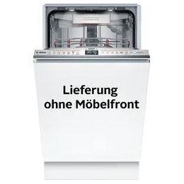 Bosch vollintegrierbarer Geschirrsp&uuml;ler "SPV6ZMX17E", Energieeffizienz: C (A-G), silber (wei&szlig;), B:44,8cm H:81,5cm T:55cm, Geschirrsp&uuml;ler, Automatische Startzeit f&uuml;r Effizienz, flexible K&ouml;rbe & Schubladen