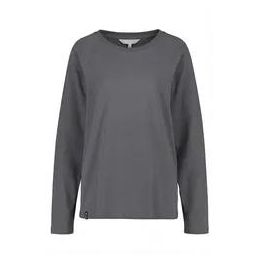 alife and kickin Langarmshirt ALIFE & KICKIN "Damen GaiaAK A Langarmshirt, Shirt", Damen, Gr. XS, iron gate, 100% Baumwolle (Bio), Shirts Langarmshirt