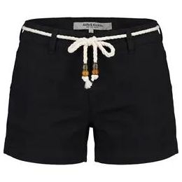alife and kickin Shorts ALIFE & KICKIN "Damen ReinaAK A Shorts, kurze Hose", Damen, Gr. XS, Normalgr&ouml;&szlig;en, moonless, 95% Baumwolle, 5% Elasthan, Hosen Shorts, leichte Kurzhose aus Baumwoll-Materialmix mit Regular Fit