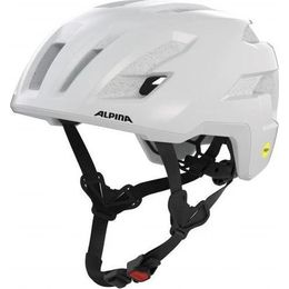 Alpina Taunus Gravel Mips Helm white matt 52-56 cm