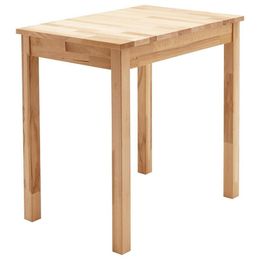 P & B Esstisch, Buche, Holz, Kernbuche, massiv, rechteckig, eckig, 50x76x70 cm, in verschiedenen Gr&ouml;&szlig;en erh&auml;ltlich, Esszimmer, Tische, Esstische