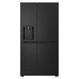 LG SidebySide K&uuml;hlschrank (E, 641L, 179cm hoch) mit Eis, Crushed Ice und Wasserspender & internem Wassertank GSLC41EPPE GSLC41EPPE
