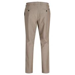 Jack & Jones Chinos JACK & JONES "JPSTOLLIE CONNOR CHINO NOOS", Herren, Gr. 33, L&auml;nge 32, beige, Web, Obermaterial: 69% Polyester, 29% Viskose, 2% Elasthan, unifarben, regular fit lang, Hosen, Materialmix, regular fit